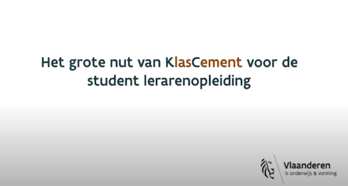 Het grote nut van KlasCement voor de student lerarenopleiding - Hulp ...